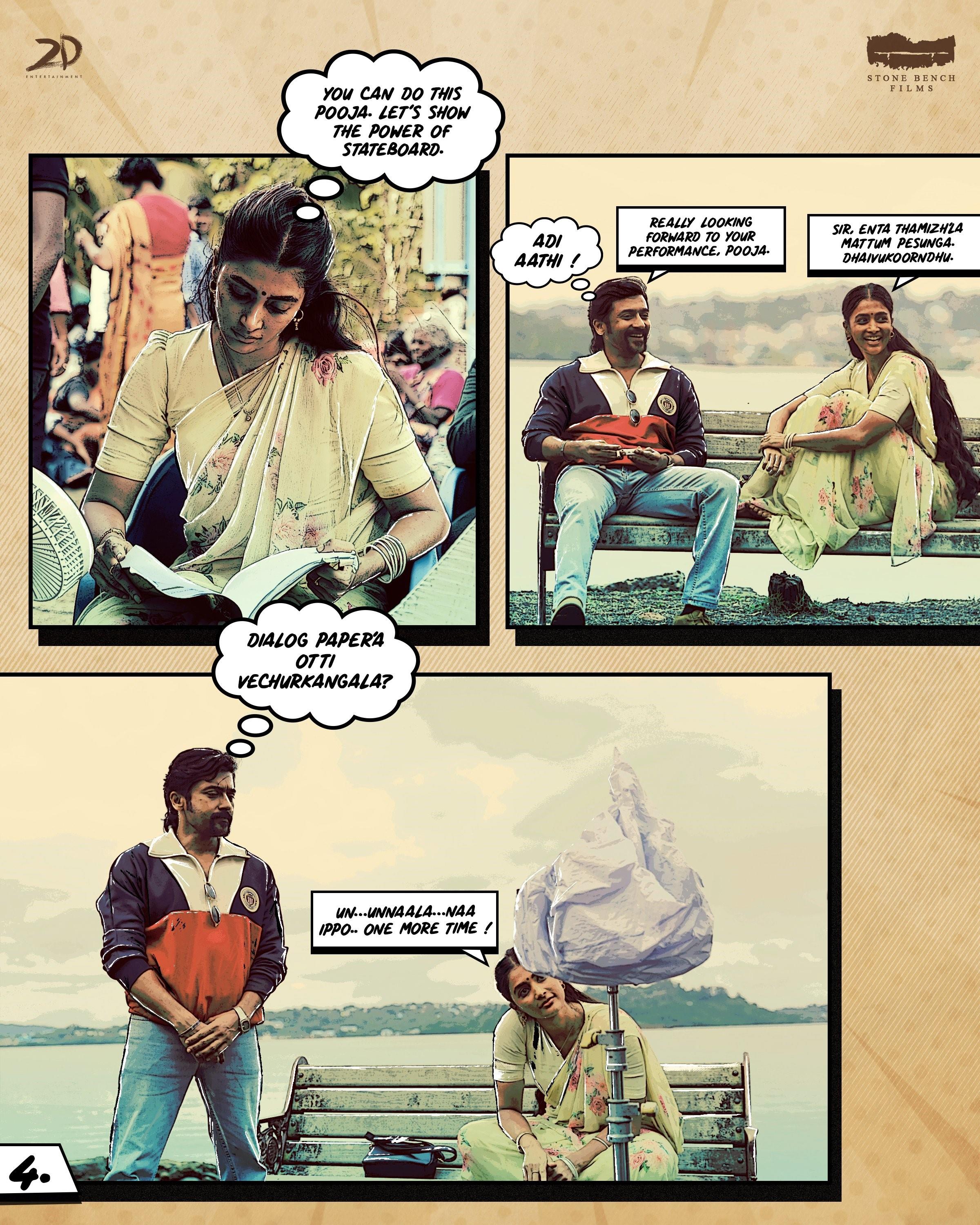Retro BTS Comic Ep 5: Pooja Hegde dubs in Tamil for the first time Tamil Movie, Music Reviews ...